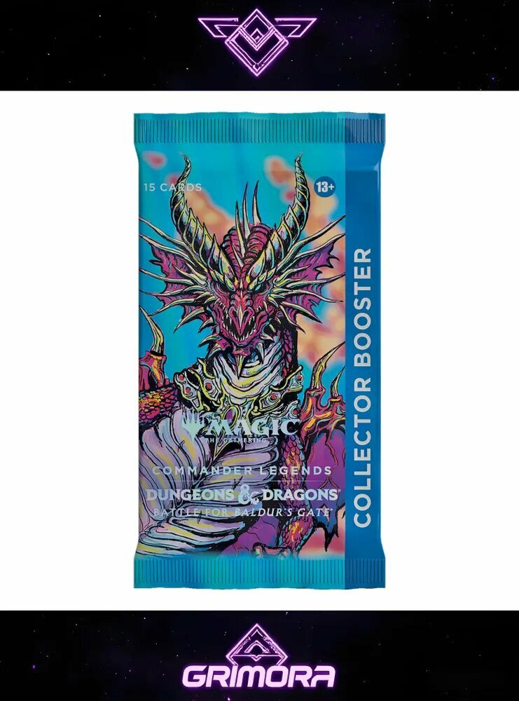 MTG: Commander Legends Battle for Baldur's Gate - Collector Booster (Индивидуальная упаковка)