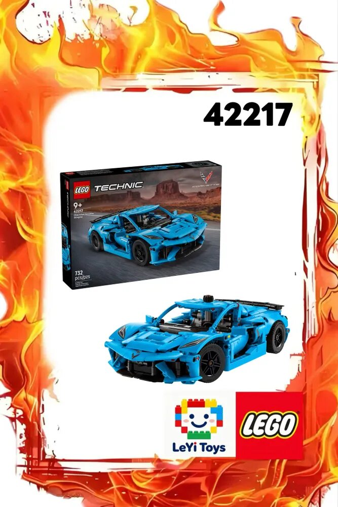 Конструктор LEGO Technic 42217 Шевроле Корвет Стингрей