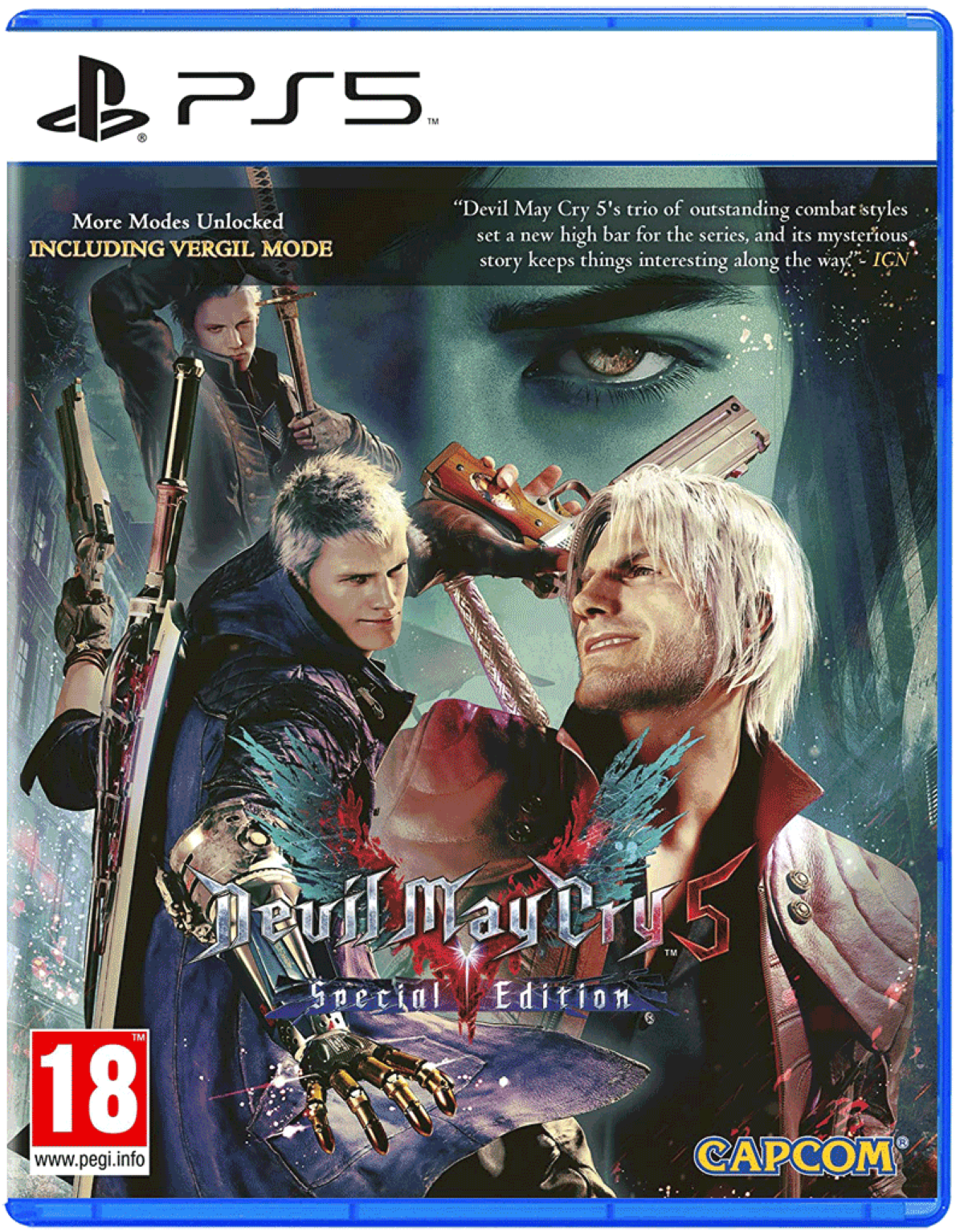 Devil May Cry 5. Special Edition (русские субтитры) (Игра на диске) (PS5)