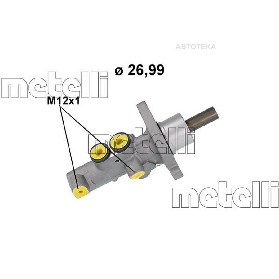 Главный тормозной цилиндр METELLI 051218