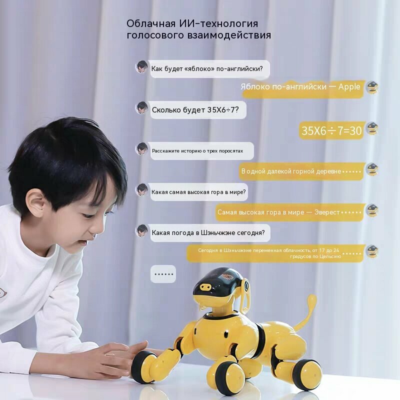 RTOY > Ваш верный друг — Интерактивная роботособака Puppy RT18024 | Умный бионический питомец с