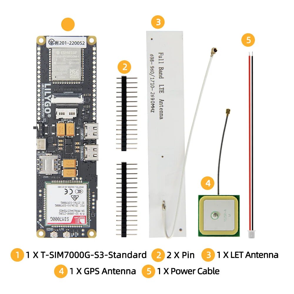 LILYGO T-SIM7000G-S3 ESP32-S3 плата