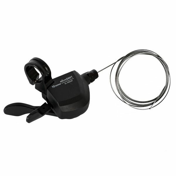 Шифтер Microshift SL-M850, правый, 10 ск, трос 1800 мм, черный