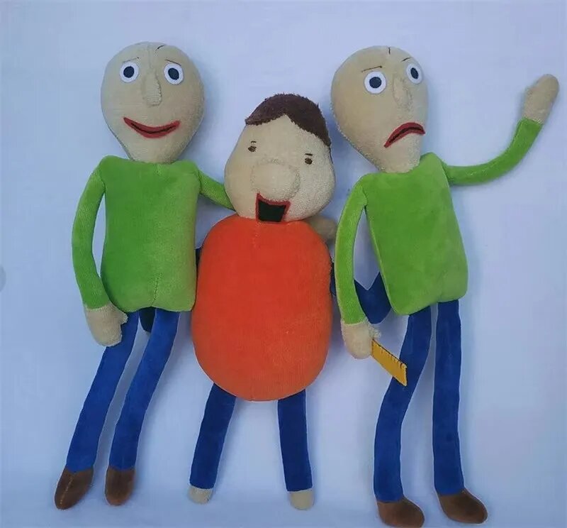 Плюшевая игрушка Baldi Basics, 25 см, оливково-желтый