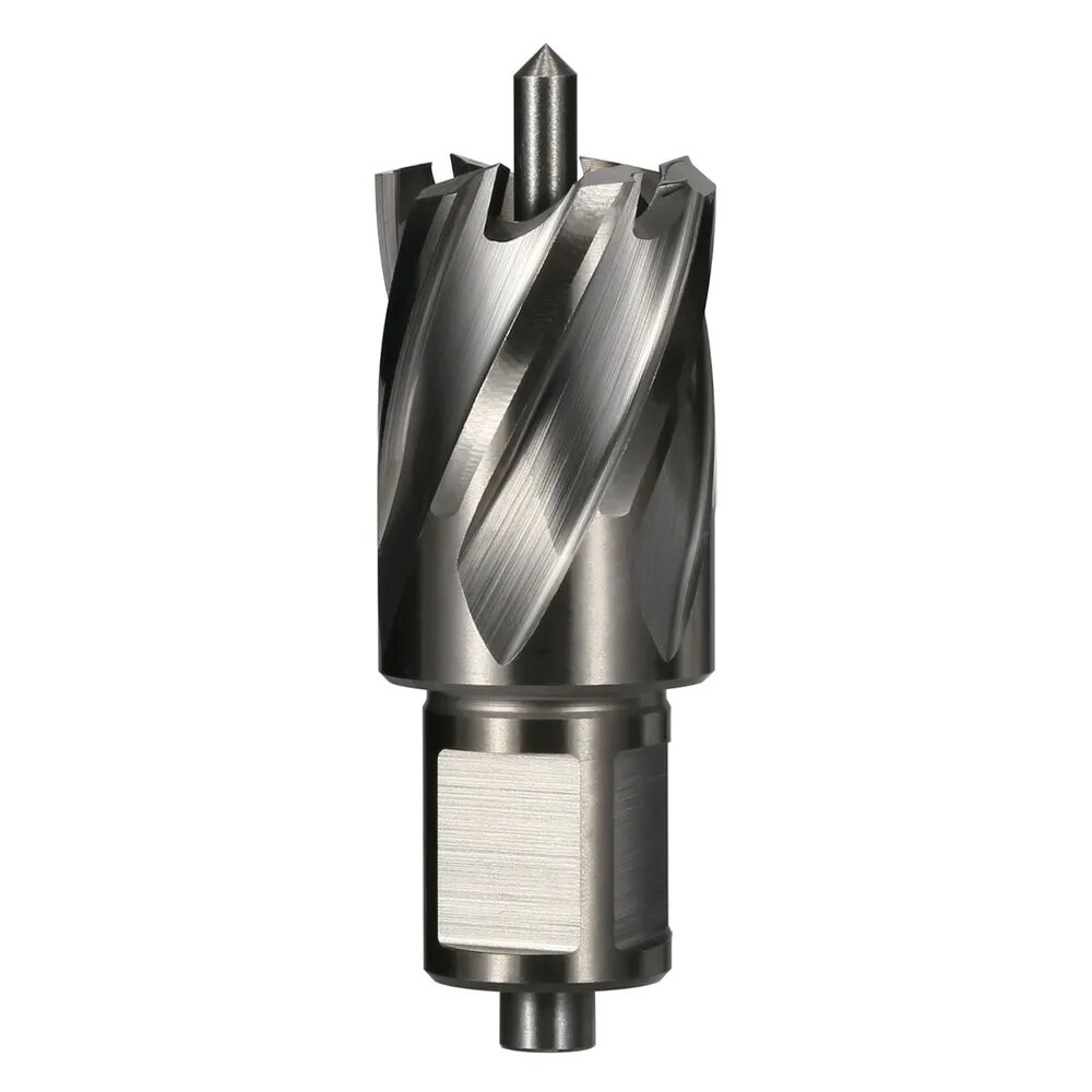 Сверло корончатое по металлу 21X30mm HSS Weldon 19mm из быстрорежущей стали / Кольцевая фреза по металлу