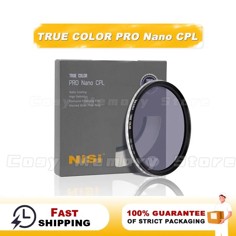 NiSi TRUE COLOR PRO Nano CPL, 52 мм