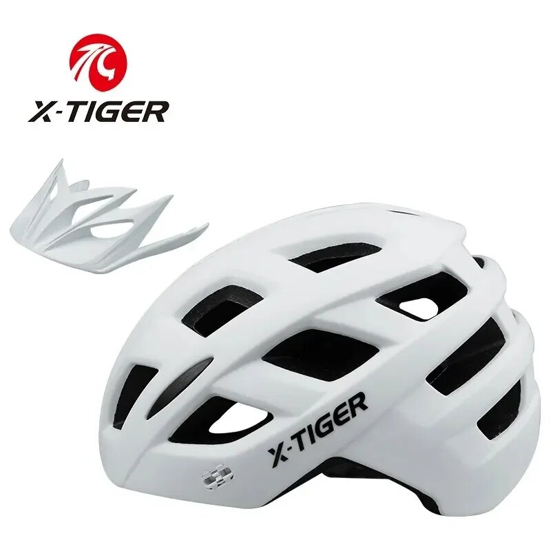 Велосипедный шлем X-TIGER для взрослых Белый, TK-1302