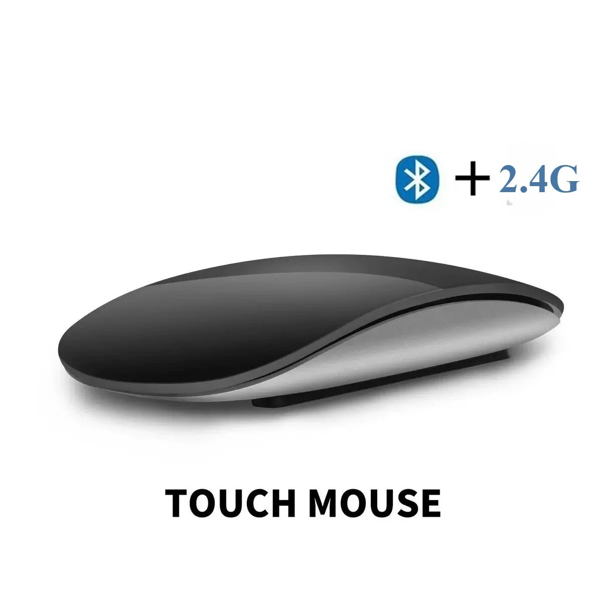 Беспроводная мышь Touch Mouse, Bluetooth + 2.4G, Черный