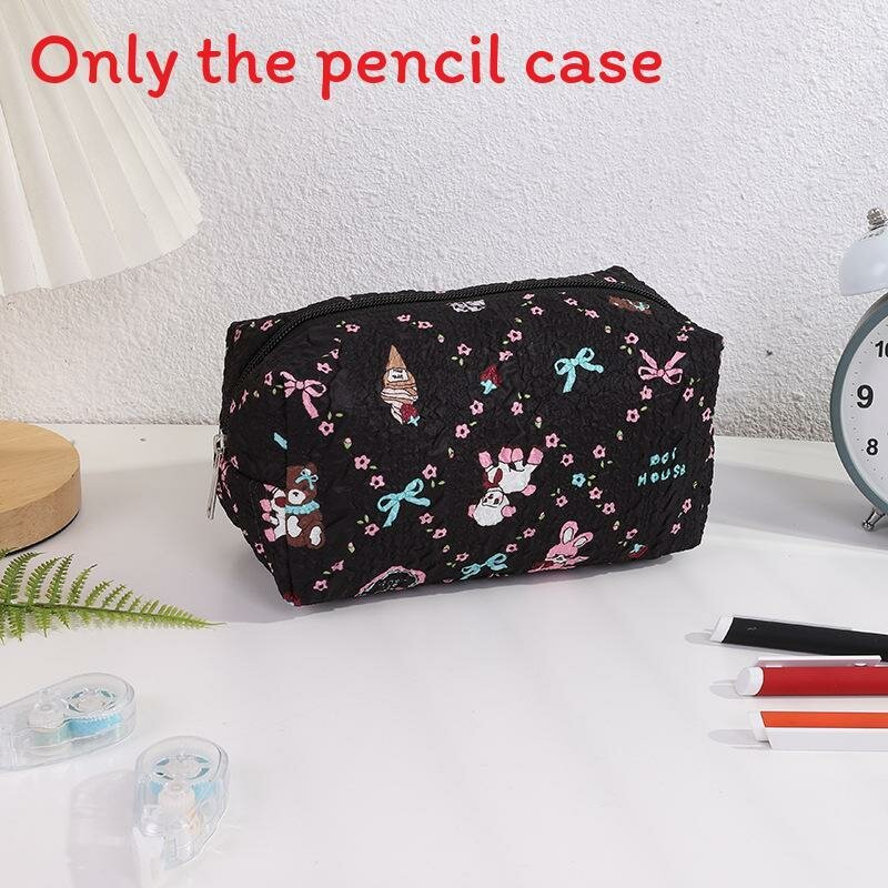 Storage pouch for stationery and accessories for teens brand unknown, black