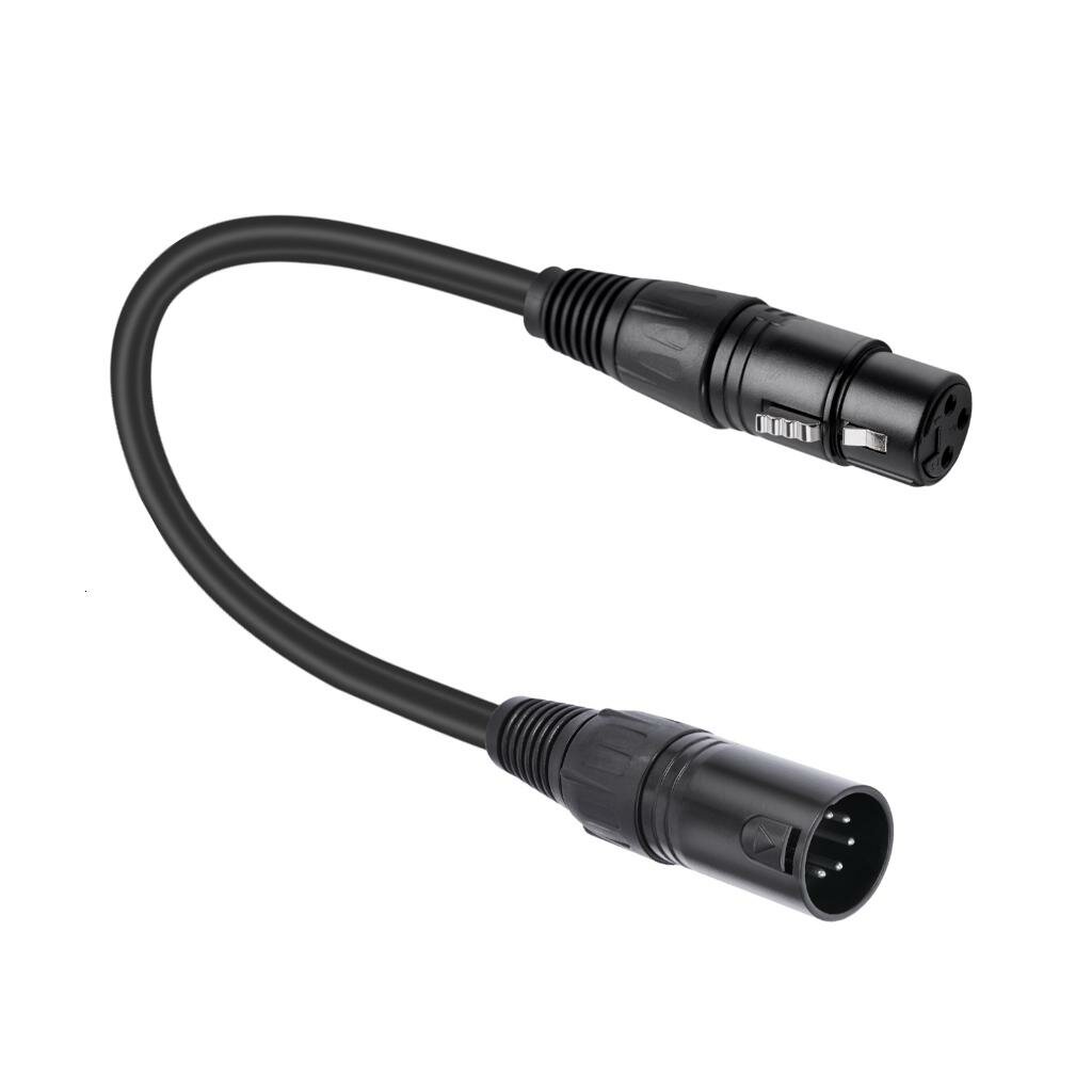 Кабель-переходник 5Pin на 3Pin для DMX512 и микрофона