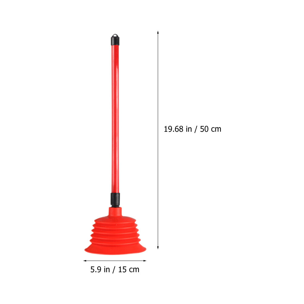 Plunger Для Унитаза С Мощной Тягой Подходит Для Дома Офиса Отеля 50.00X15.00X15.00Cm
