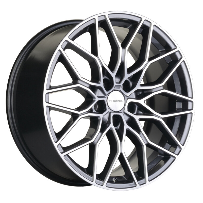 Литой колесный диск Khomen Wheels KHW1902 (BMW Rear) 9,5x19/5x112 ET40 D66,6 Gray-FP (конус)