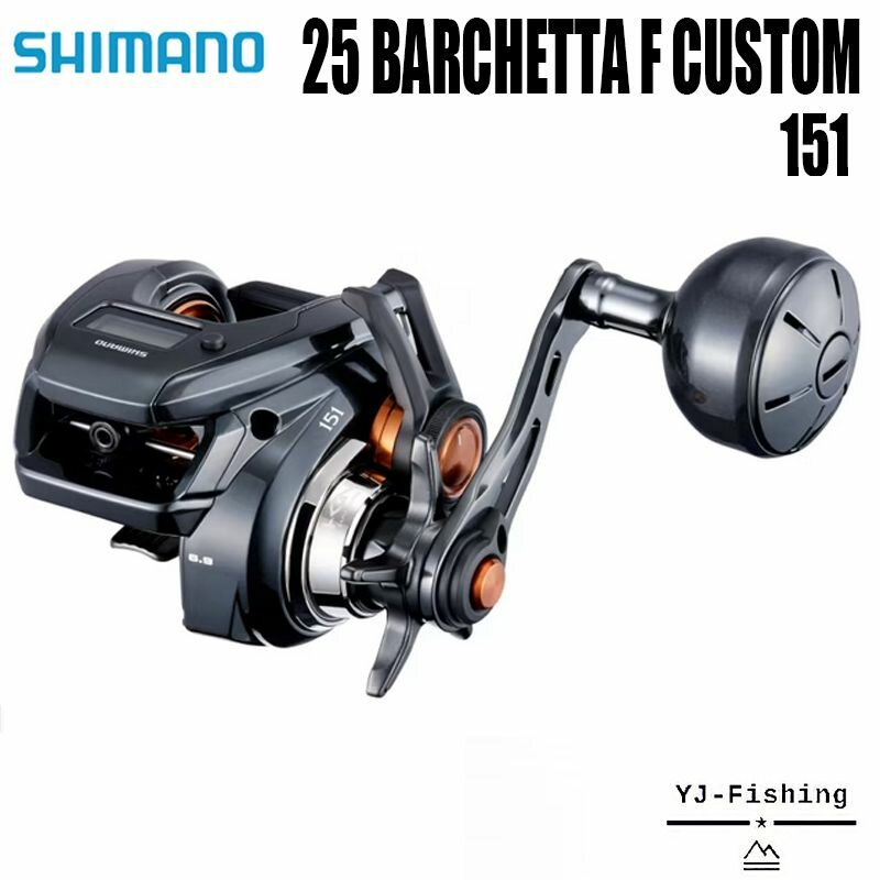 SHIMANO 2025 BARCHETTA F CUSTOM 151 Под левую руку Кастинговое Катушка