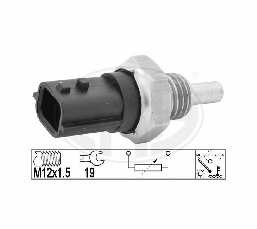 Датчик, температура ОЖ RENAULT MEGANE II/III, ERA, 330922