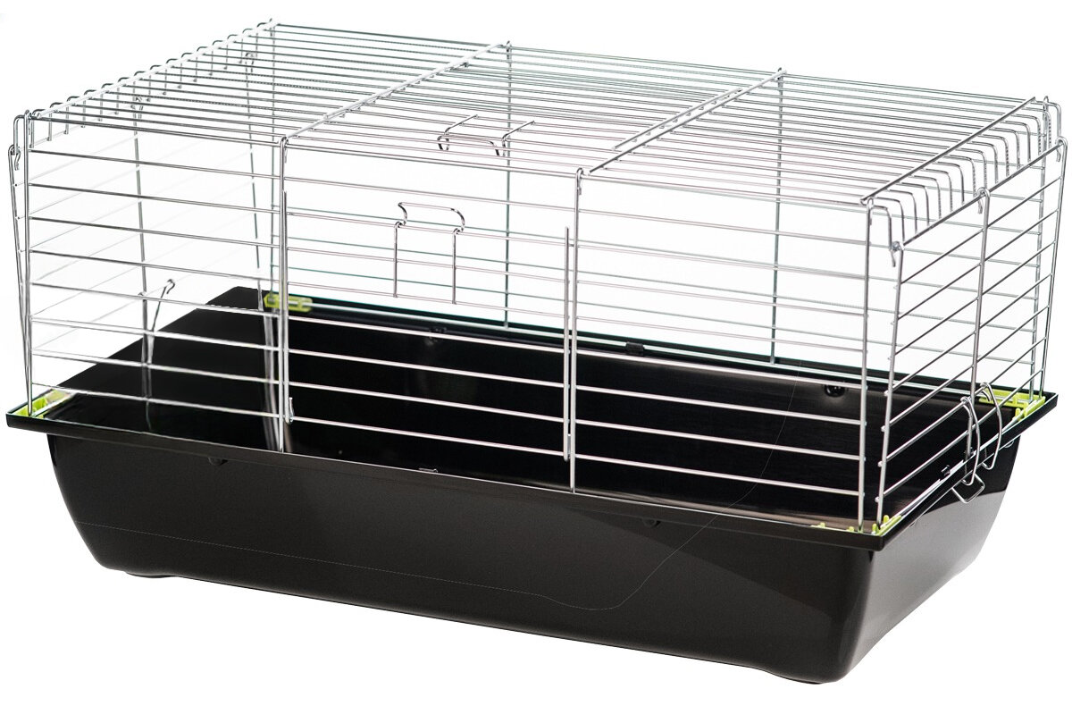 Клетка для грызунов Inter-Zoo G079 Krolik 70 с оцинкованной решеткой складная 70 х 40 х 36 см (1 шт)
