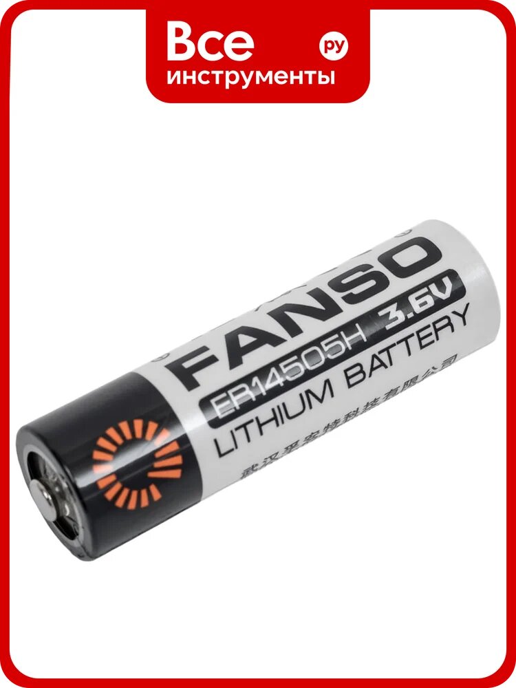 Батарея FANSO тионил‑хлоридная (Li‑SOCl2) ER14505H/S, тип AA, литий‑тионилхлорид, стойкость к экстремальным температурам