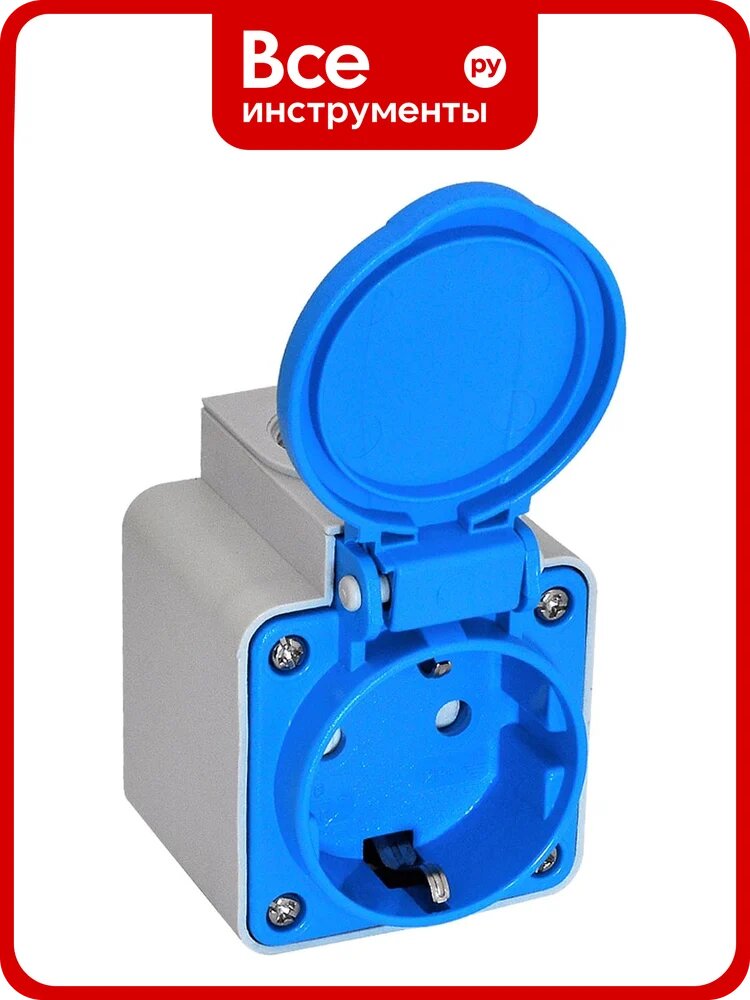 Розетка для настенного монтажа TP Electric 16A IP54 3101-412-0900