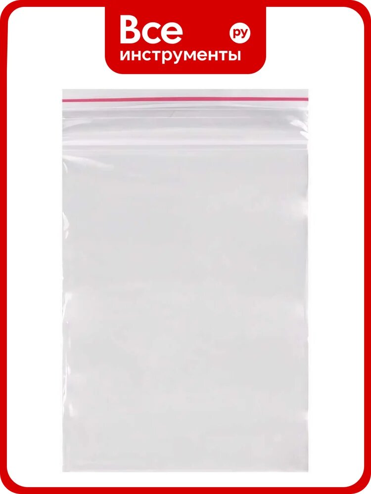 Пакеты BRAUBERG с замком гриппер, комплект 100 шт, 40х60 мм, ПВД, толщина 35 микр 606206