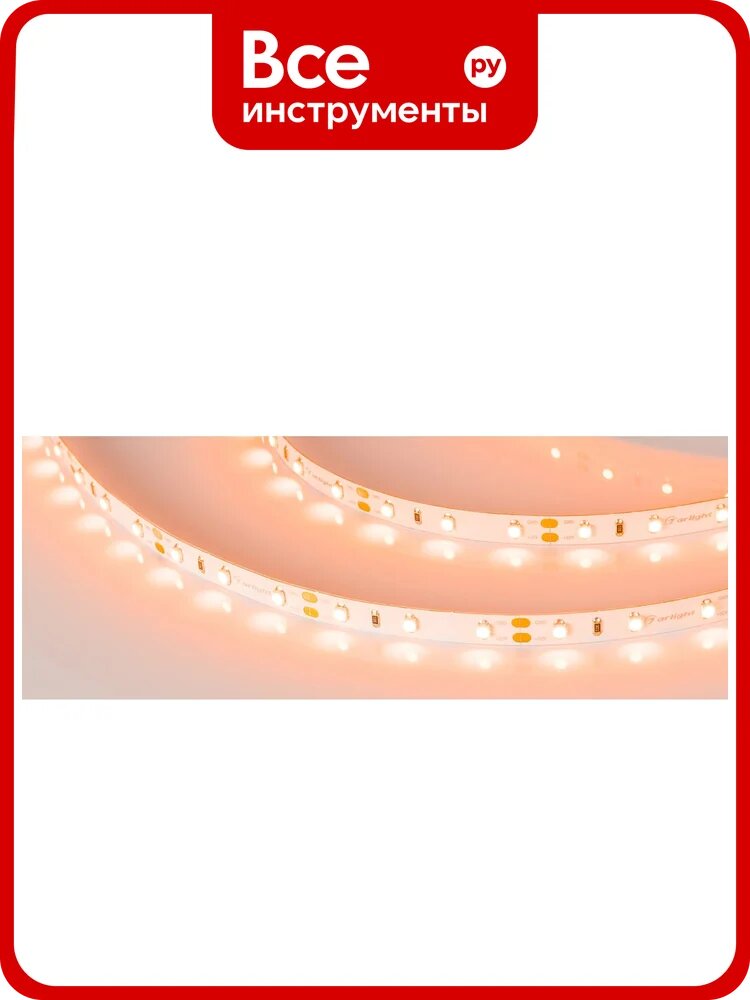 Светодиодная лента Arlight RT-A60-8mm 12V Orange 5 м 013568(2), оранжевый