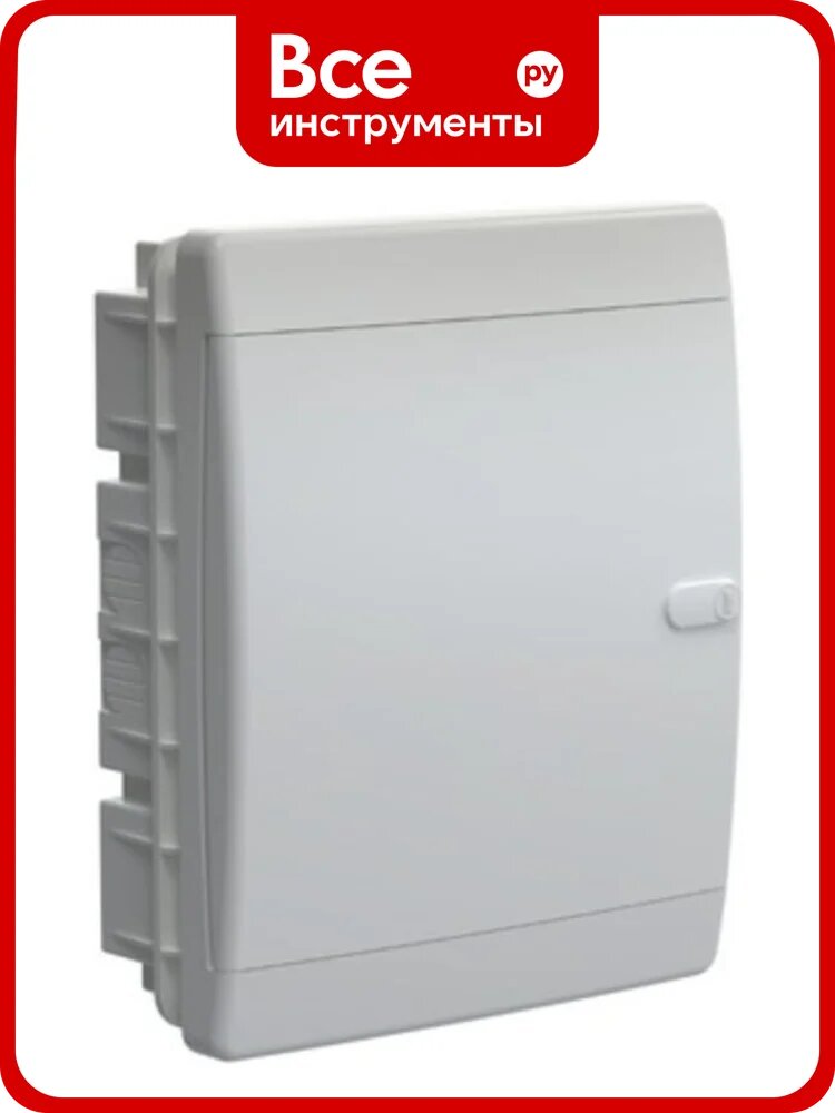 Корпус IEK UNION Compact ЩРВ-П-18 IP41, белая дверь, пластиковый UIC-KP13-V-18-41-K01, для установки модульного