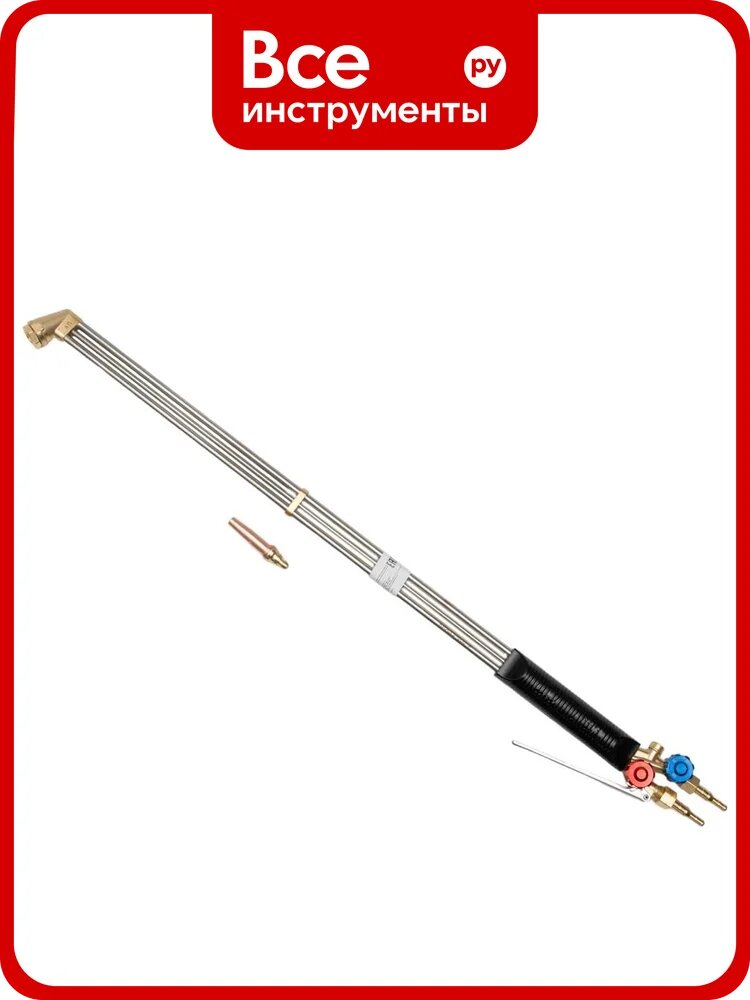 Трехтрубный комбинированный резак KRASS -800-Р 2278586, металл, рычажный тип, профессиональный класс, смешение газа
