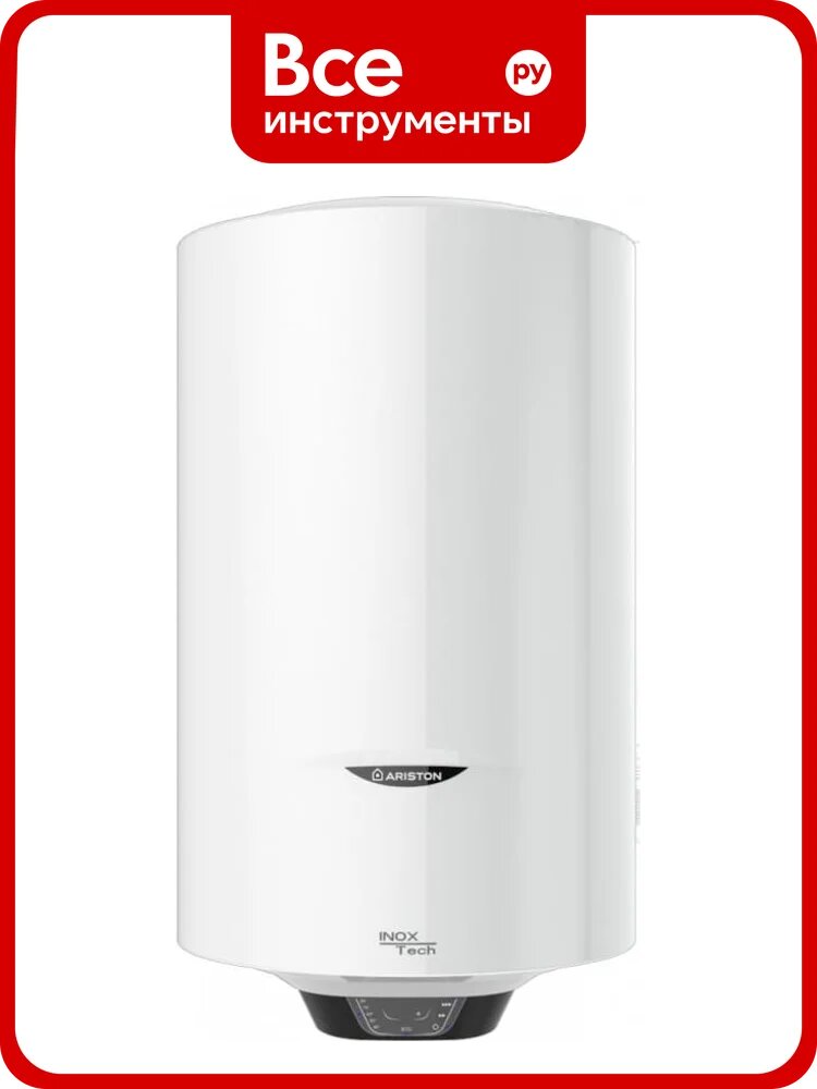 Водонагреватель Ariston PRO1 ECO INOX ABS PW 100 V 3700549, электрический, нержавеющая сталь, с магниевым анодом