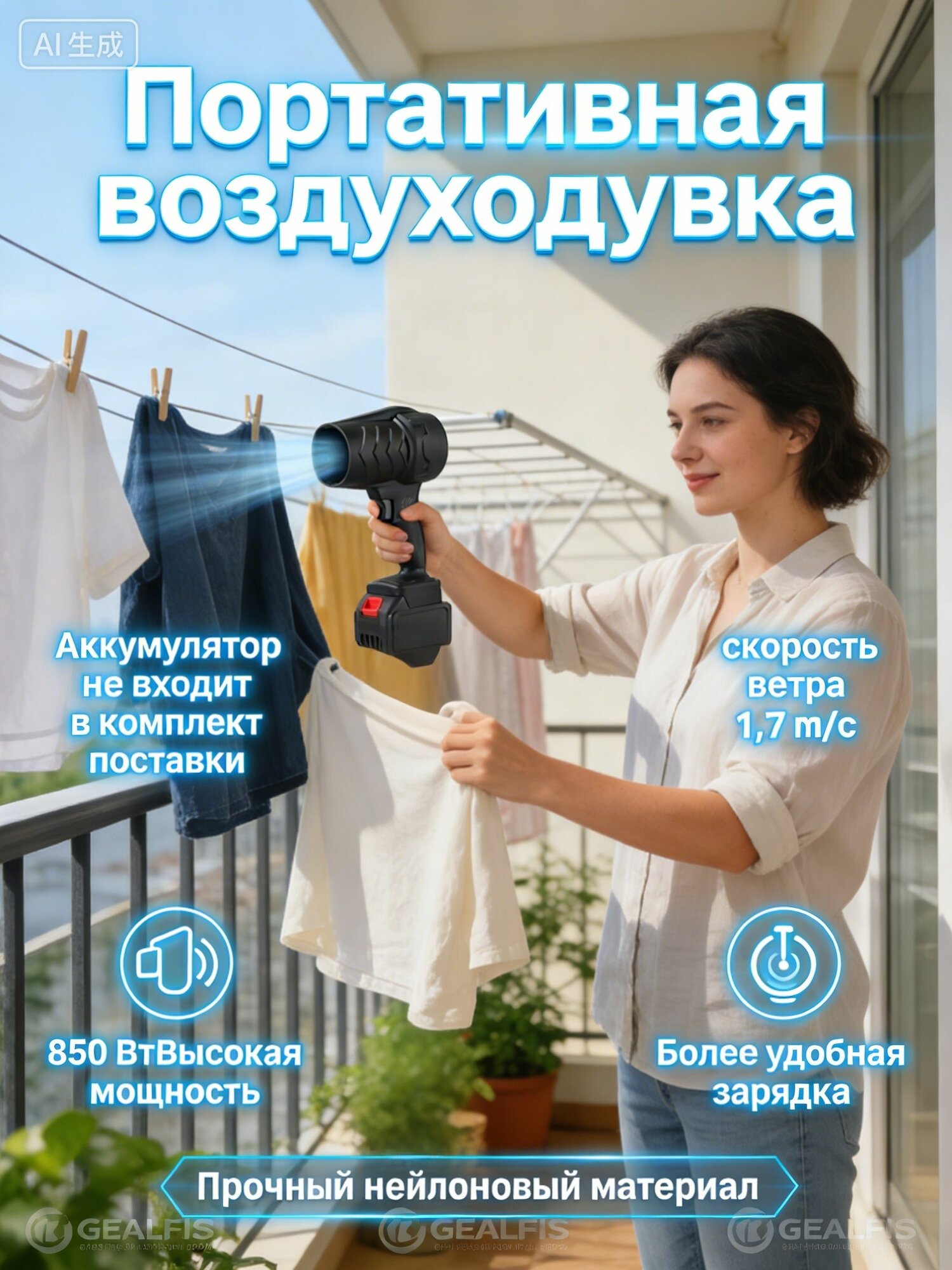 Портативная воздуходувка