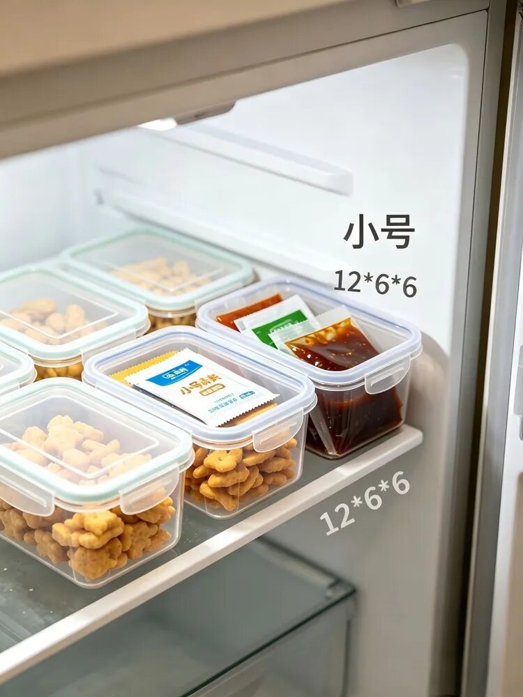 Коробка для продуктов, 16 см х 12 см х 5.5 см, 1 шт