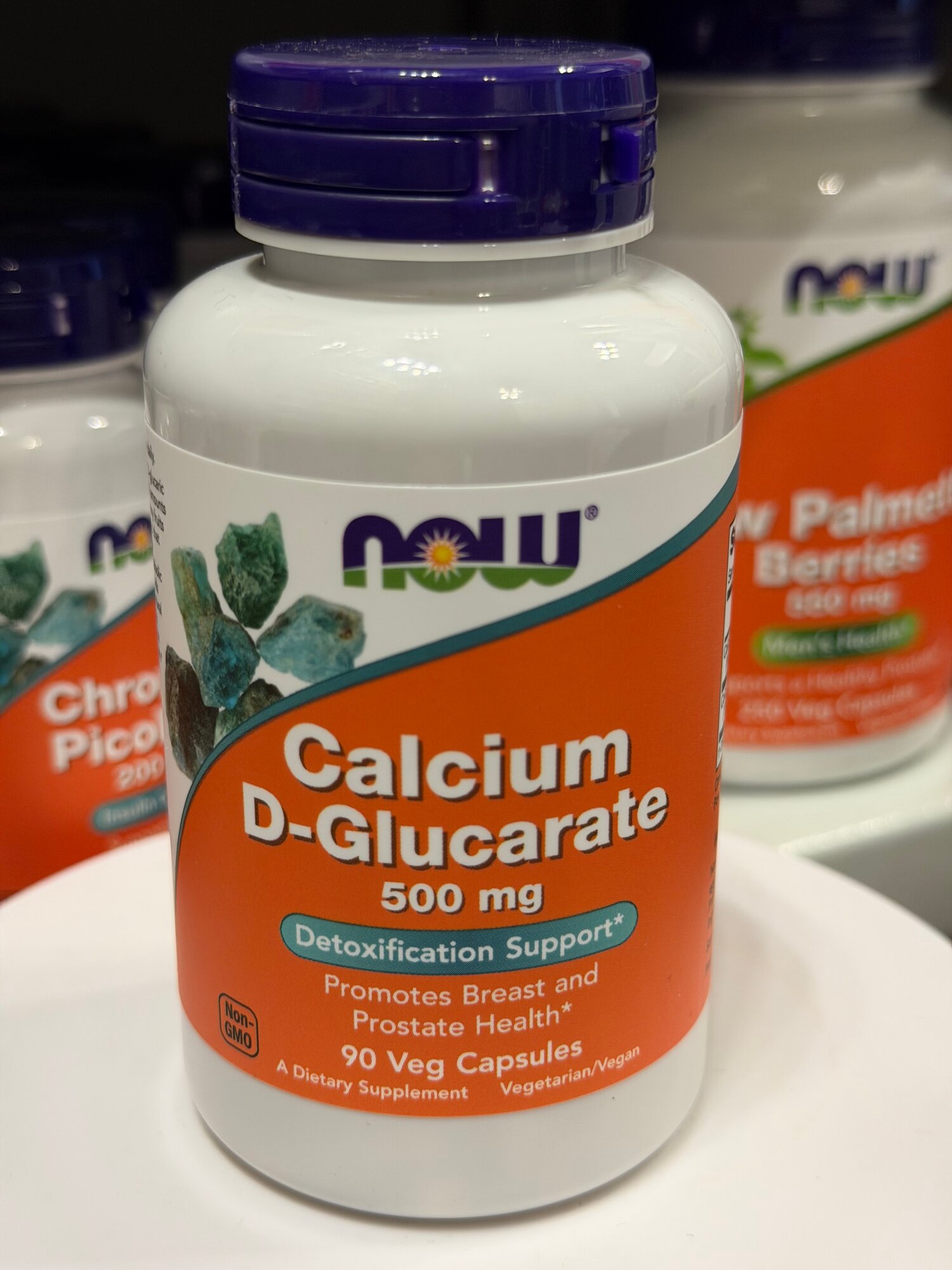 NOW Calcium D-Glucarate 500 mg - D-глюкарат кальция 90 капсул