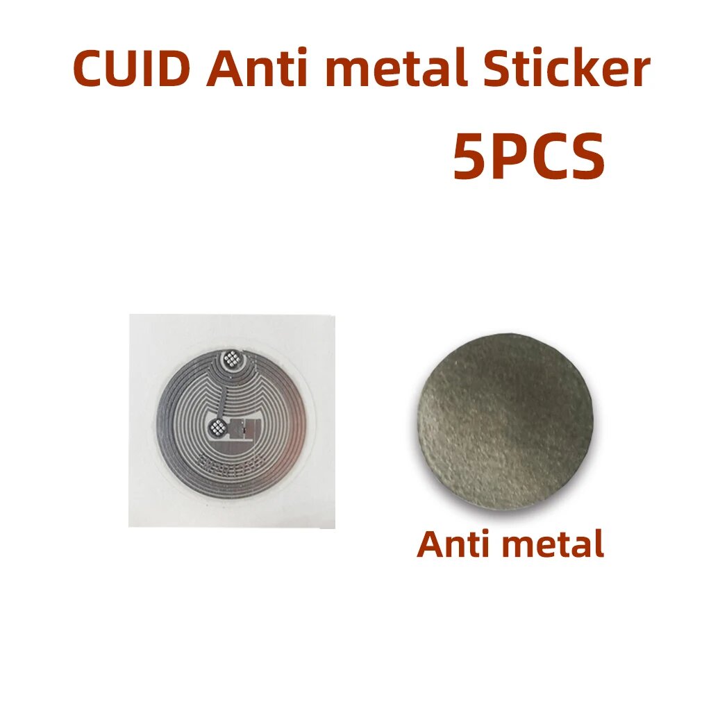 RFID-метка CUID Tag Gen2 Guang Hongrun Серый, CUID Anti metal 5PCS