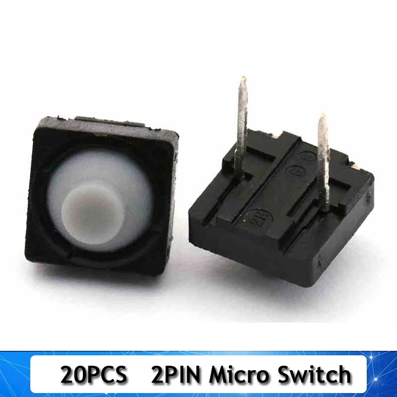 Тактильные кнопки Stlxy 8x8x5 мм 2PIN/4PIN 20 Pcs, 2PIN