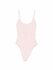 Купальник HUNZA G Pamela crinkle-effect swimsuit, размер OneSize, coral pink