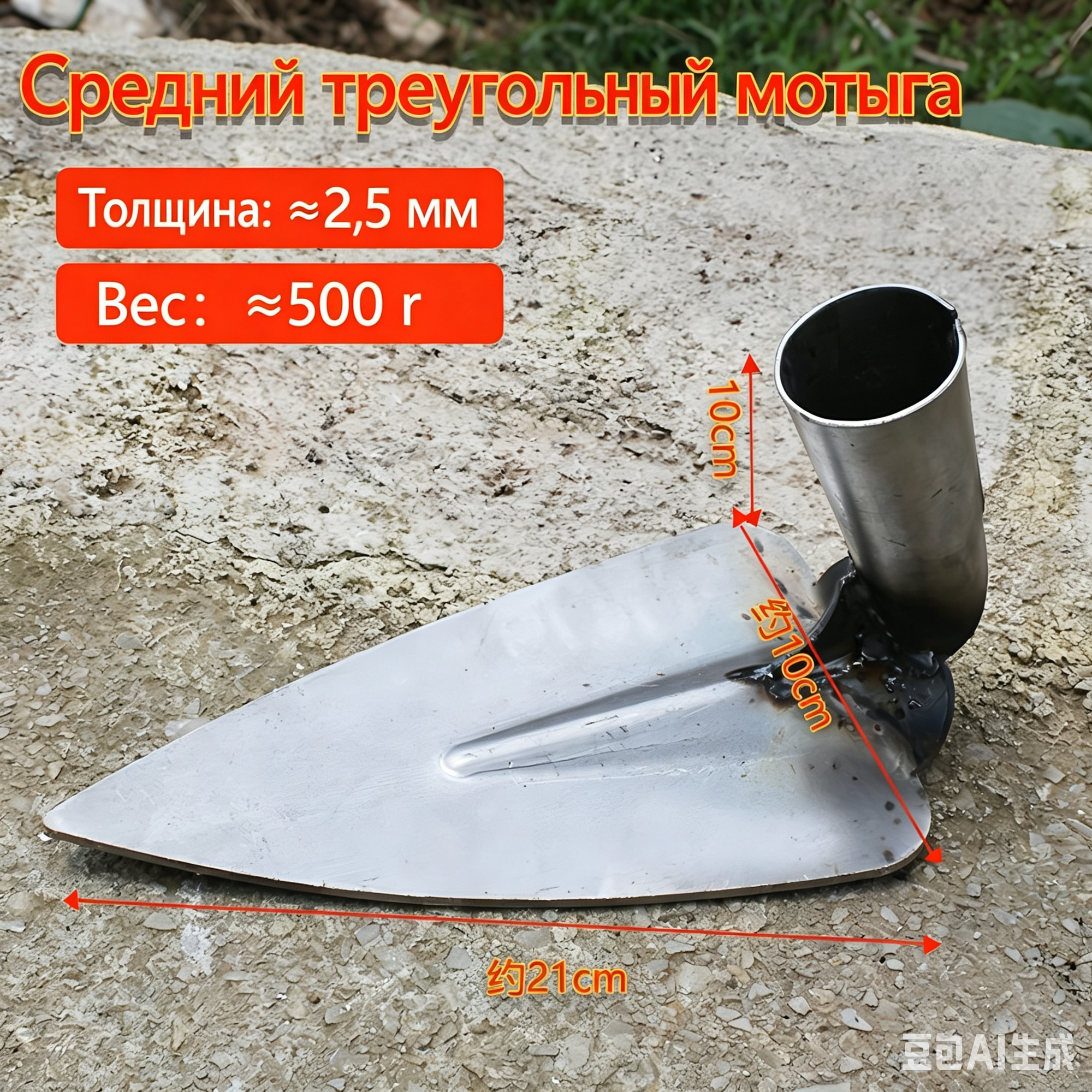 Кирка - гребень, треугольник, канавокопатель, новый острый клюв, старая мотыга, старая марка, канавокопание