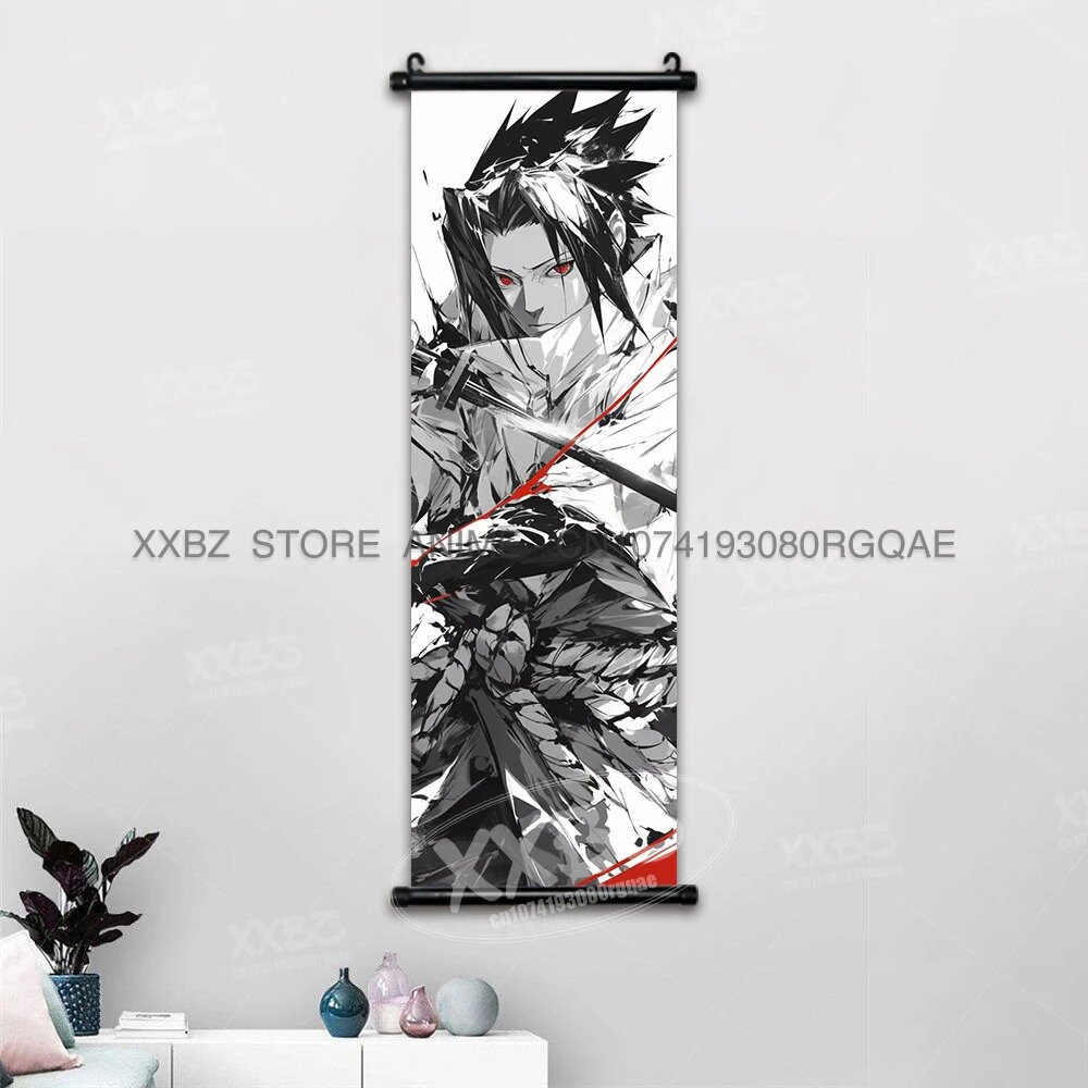 Скат Naruto Sasuke, ролл-постер, Цвет: hyrz35-19