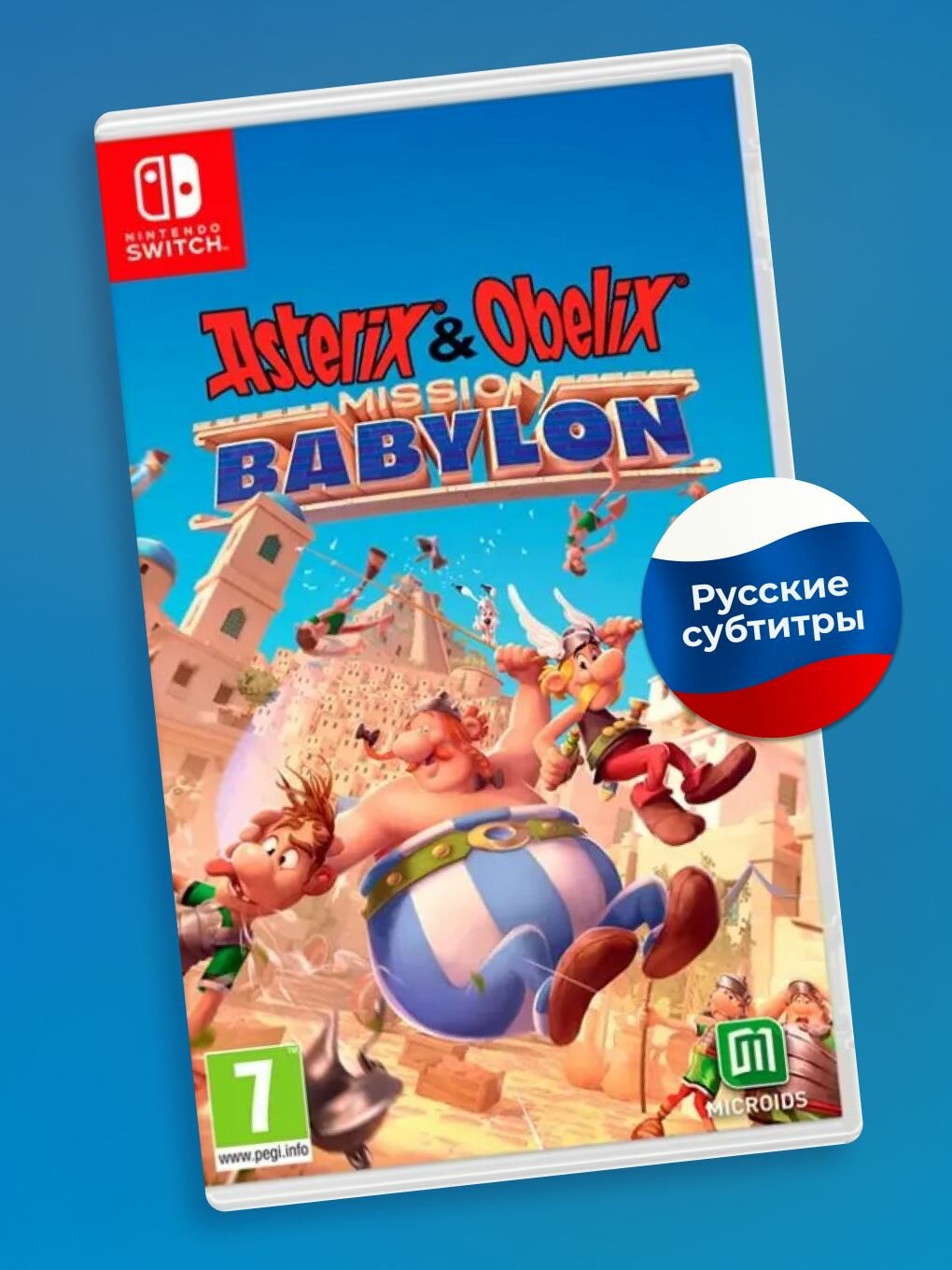 Asterix and Obelix Mission Babylon Nintendo Switch картридж