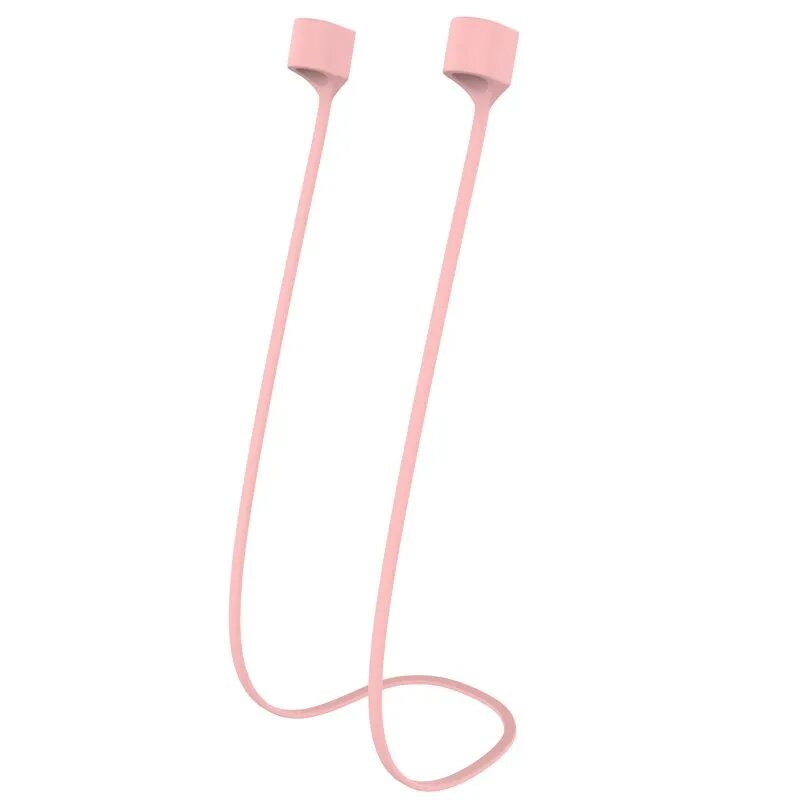 Силиконовый ремешок-держатель для AirPods 1 3 и AirPods Pro, розовый, 69,5 см