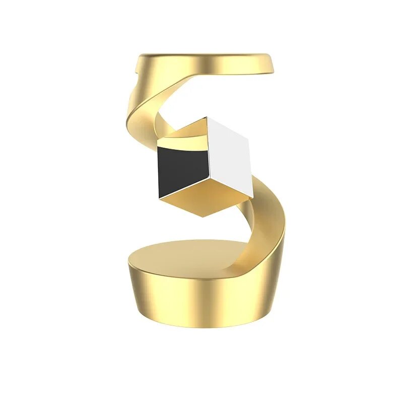 Металлический гироскоп для снятия стресса Бежевый, Gold