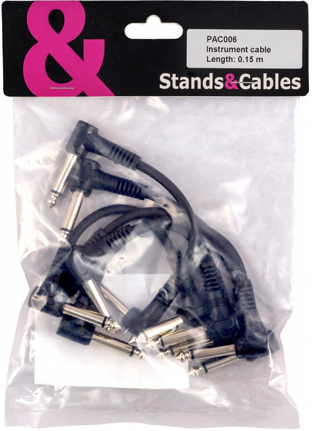 Кабель аудио 1xJack - 1xJack Stands&Cables PAC006 — фото 1
