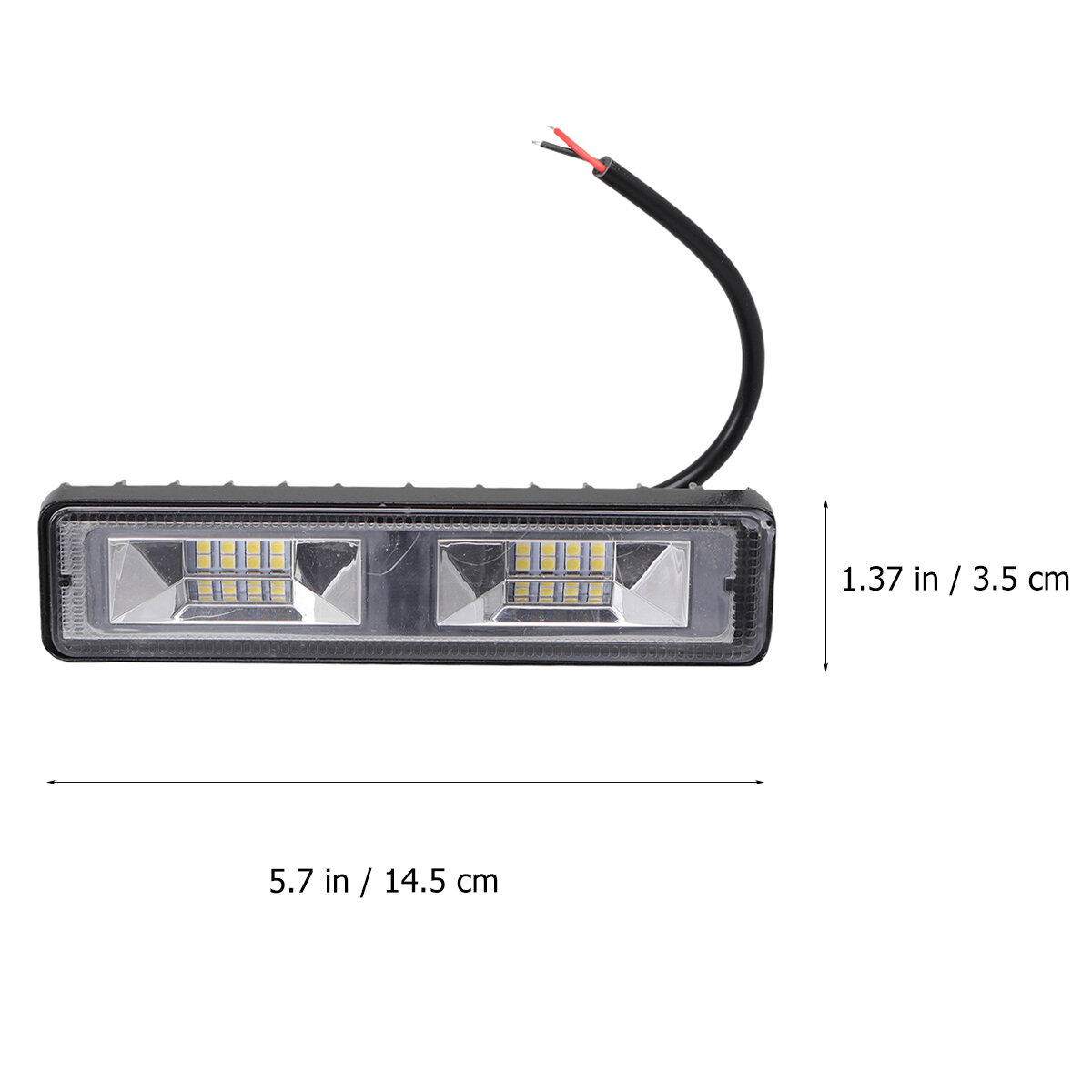 1Pc Ветровой Генератор Днём Светоотражающий Фонарь Для Авто 12-48V 16 Svetodiodov 15*4Cm