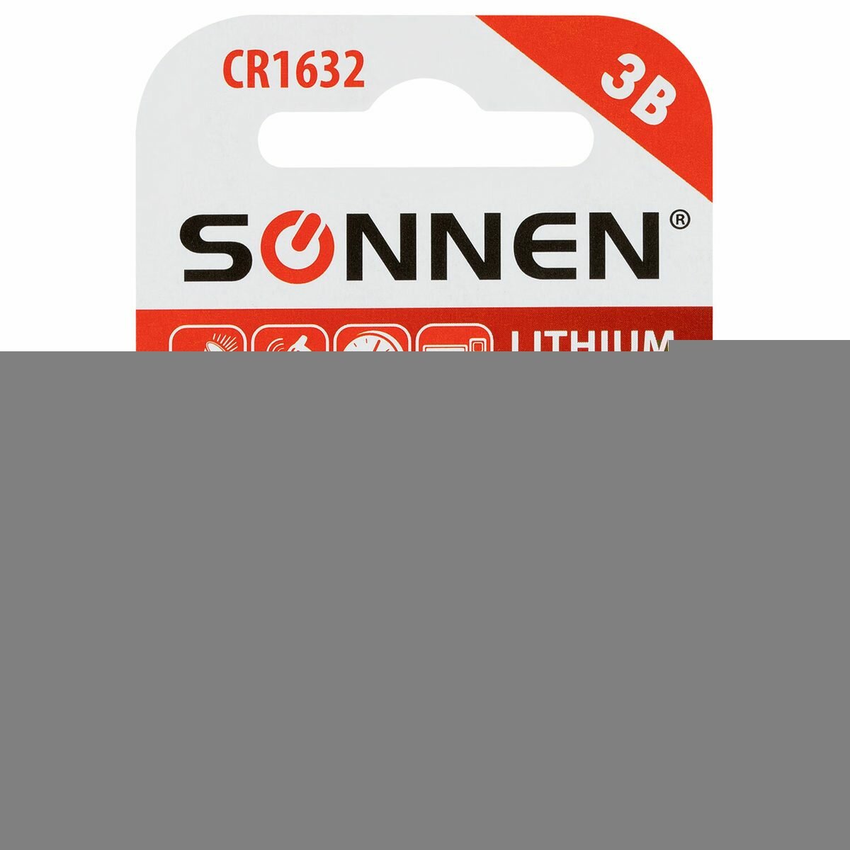 Батарейка Sonnen Lithium CR1632 (блистер, 1шт.) (457138)
