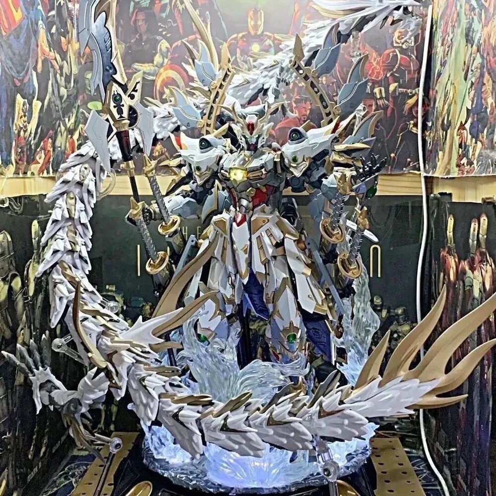 Ручная робота Gundam HG/MG/Probability Three Kingdoms Lv Модель сборки единорога Бу Чжао Юнь Цин лун Ганьцзян (17 см) Отправьте одно из них случайным образом