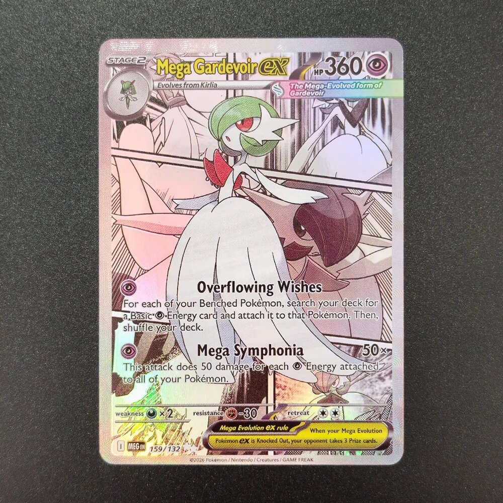 Коллекционная карта Pokemon TCG Mega Gardevoir EX, Цвет: Пять