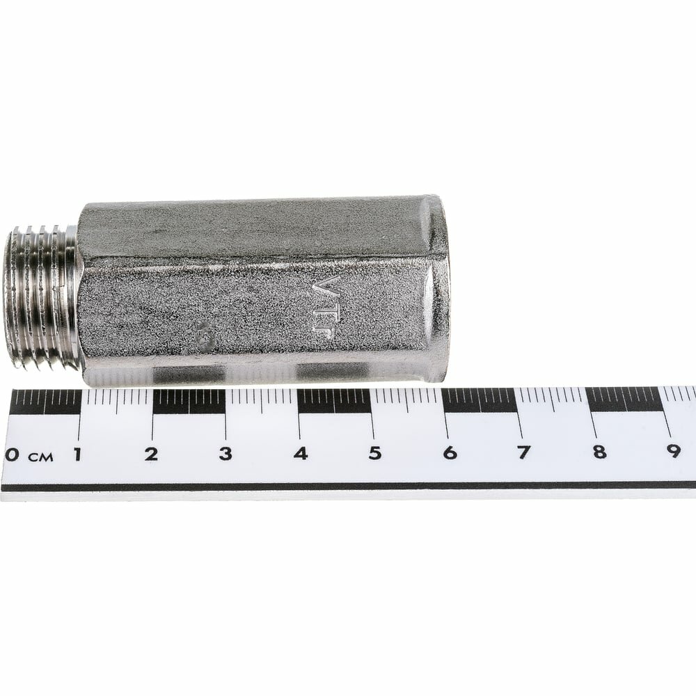 Удлинитель никелированный FM (1/2" х 50 мм) Valtec VTr.197. N.0450 38231 — фото 1