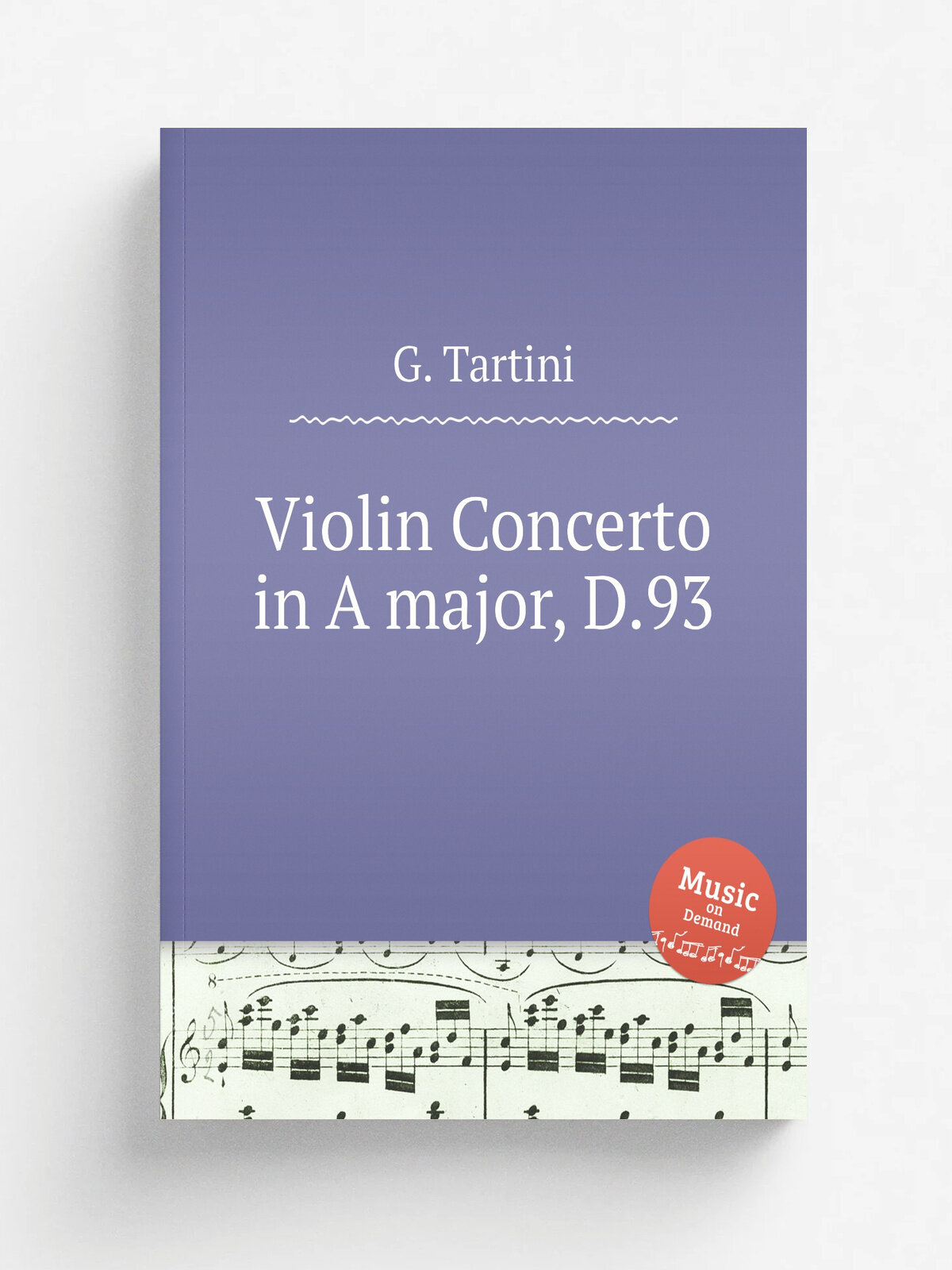 Violin Concerto in A major, D.93 | G. Tartini | Репринт