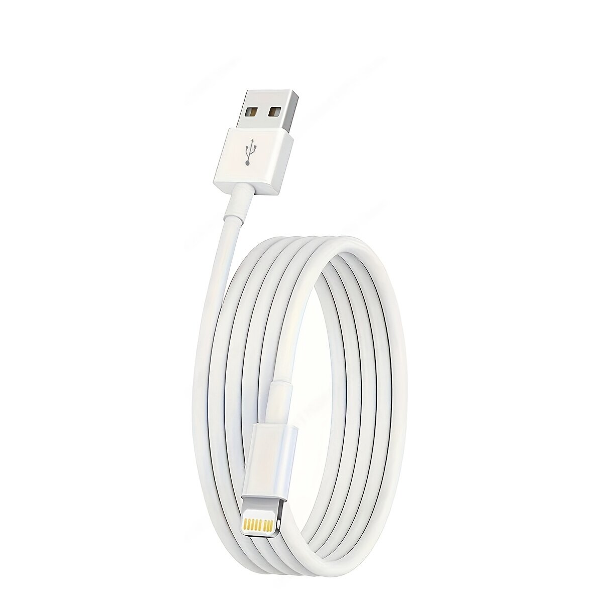 Оригинальный быстрый зарядный USB-кабель 1,5 м белый для iPhone 11/12/13/14 Pro Max, iPhone 7/8 Plus/SE/XR, iPod