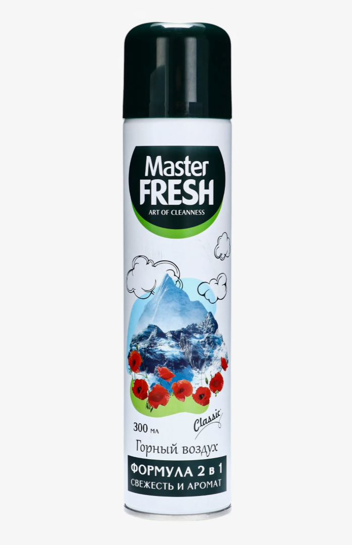 Освежитель воздуха Master Fresh Classic Горный воздух, аэрозоль 300 мл