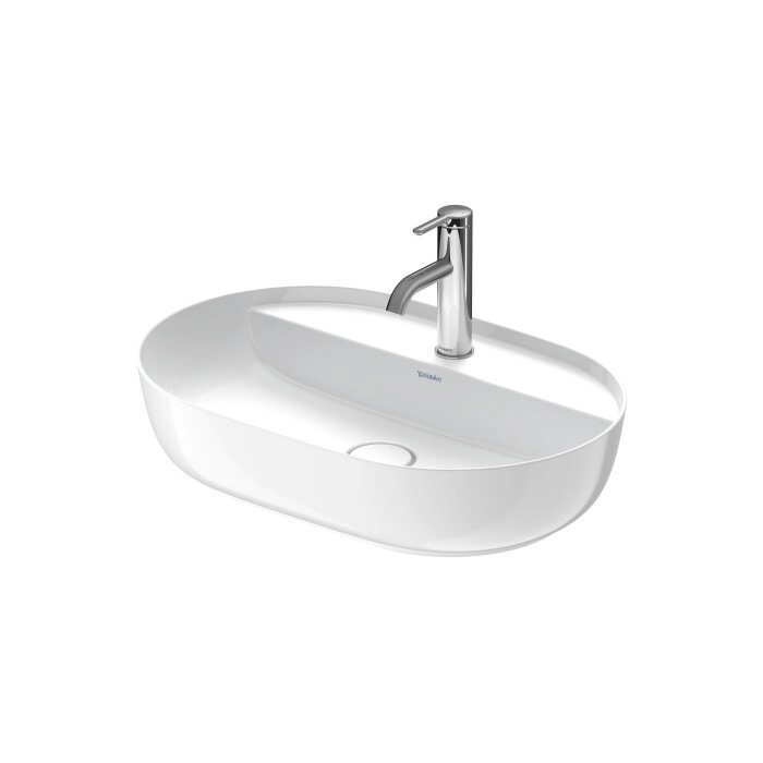Раковина Duravit Luv 0380600000 60х40см, на столешницу, 1 отв, без перелива, цвет белый