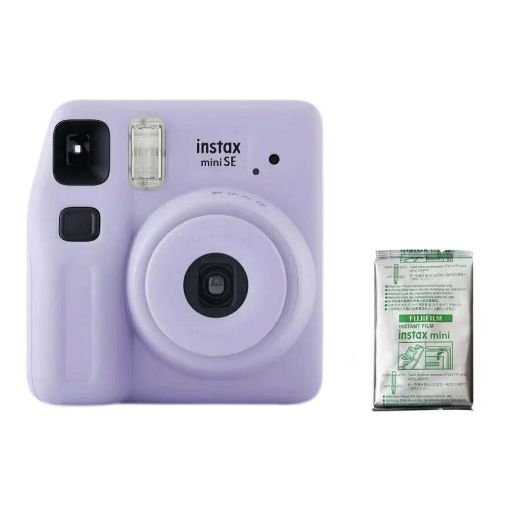 Фотоаппарат моментальной печати, Fujifilm Instax MINI SE, PURPLE(В комплекте 10 листов фотобумаги)
