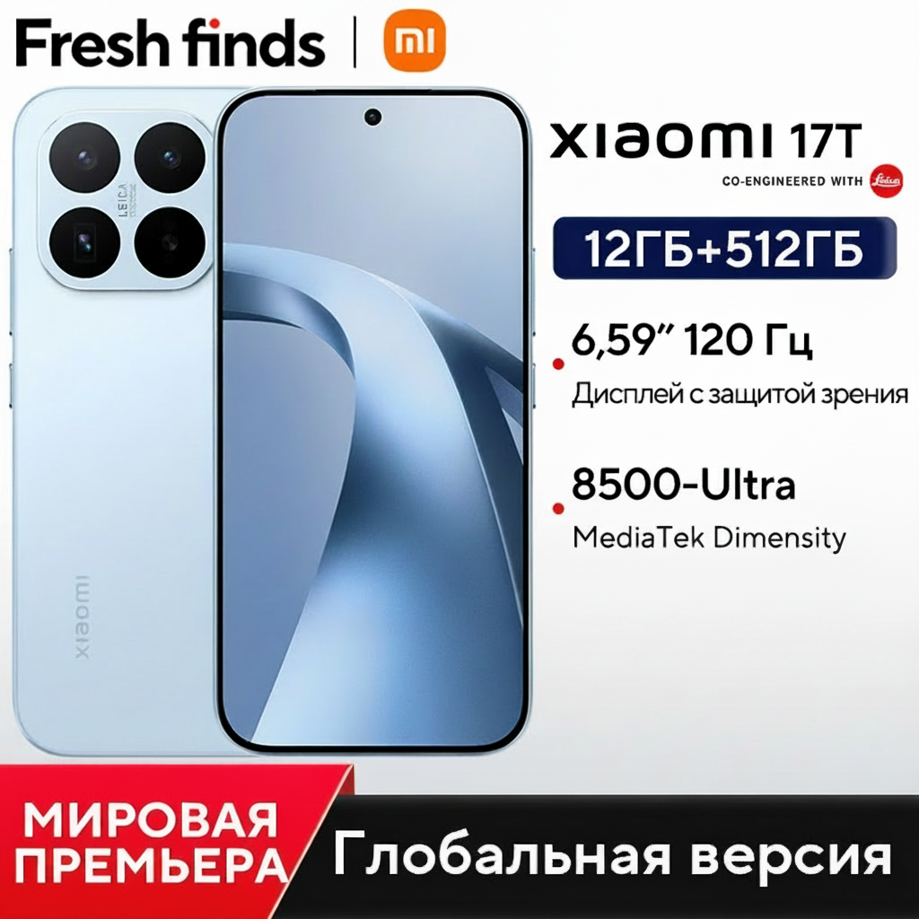 Смартфон Xiaomi 17T, 12/512ГБ, global
