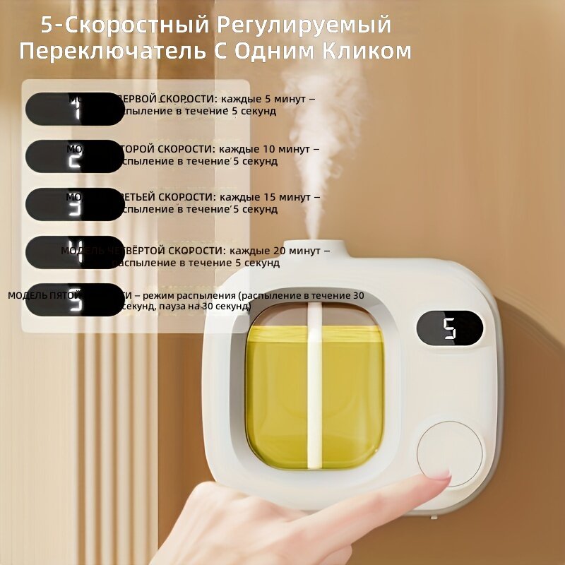 Ароматический диффузор-увлажнитель USB с ночной подсветкой для дома и автомобиля «Лунная сосна